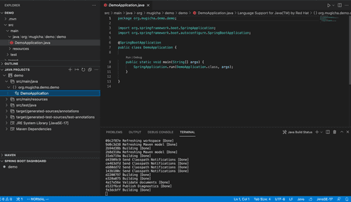 Visual Studio CodeでSpring Bootの開発環境を構築する | 麦茶派エンジニア